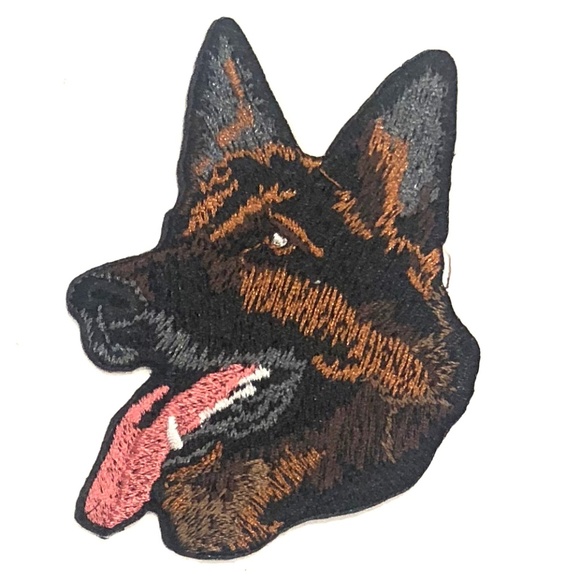 Accessories | Dog Patch Iron On German Shepherd Diy Animal Badge | Poshmark